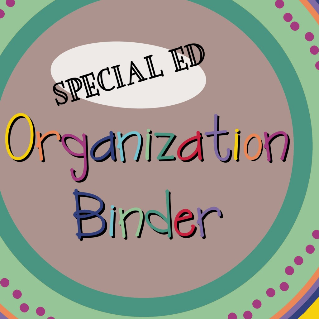 Organization Binder :: IEP Tracking Organizer & Service Log – One-Stop ...