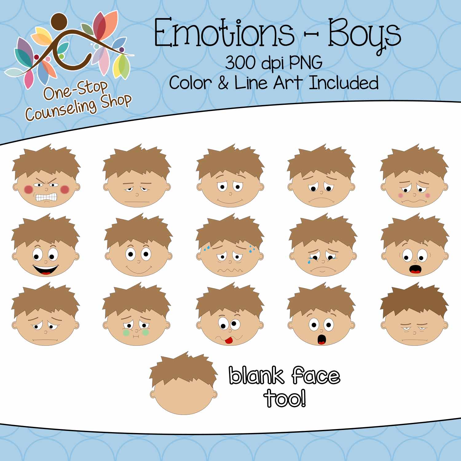 New Product :: Emotion Clip Art – One-Stop Counseling Shop