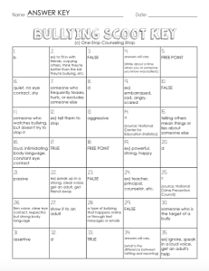 Bullying Scoot Game – One-Stop Counseling Shop