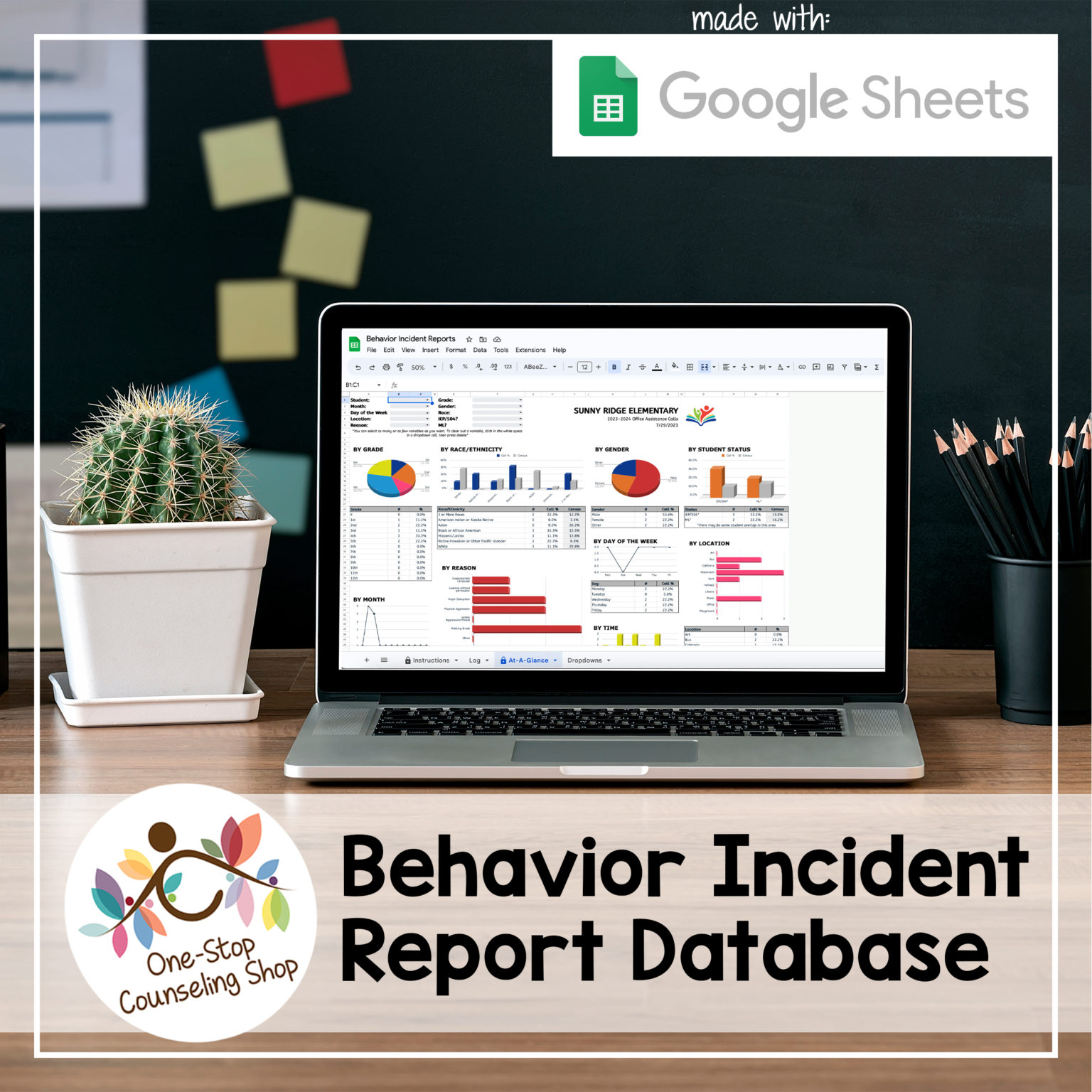 New Product :: School Behavior Incident Report Database for Google ...