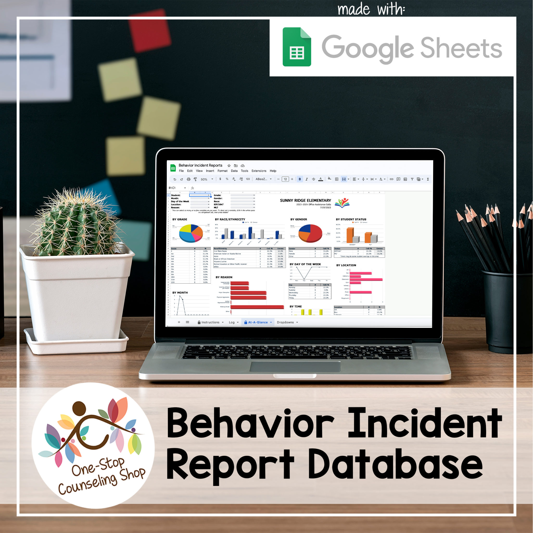 New Product :: School Behavior Incident Report Database for Google ...